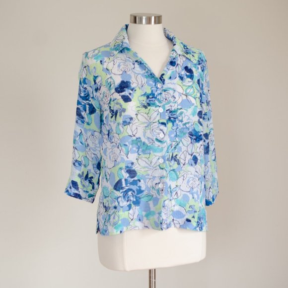 Koret | Tops | Koret Lightweight Floral Blouse | Poshmark